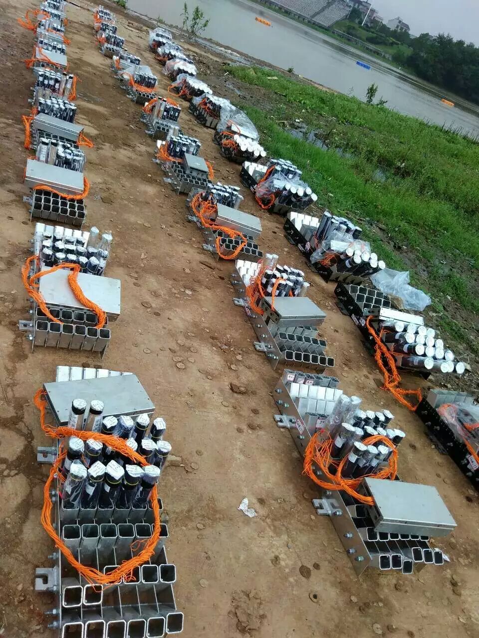 New product 2 inch 15 shots upgrade (5*3 shots)aluminum alloy tubes ...