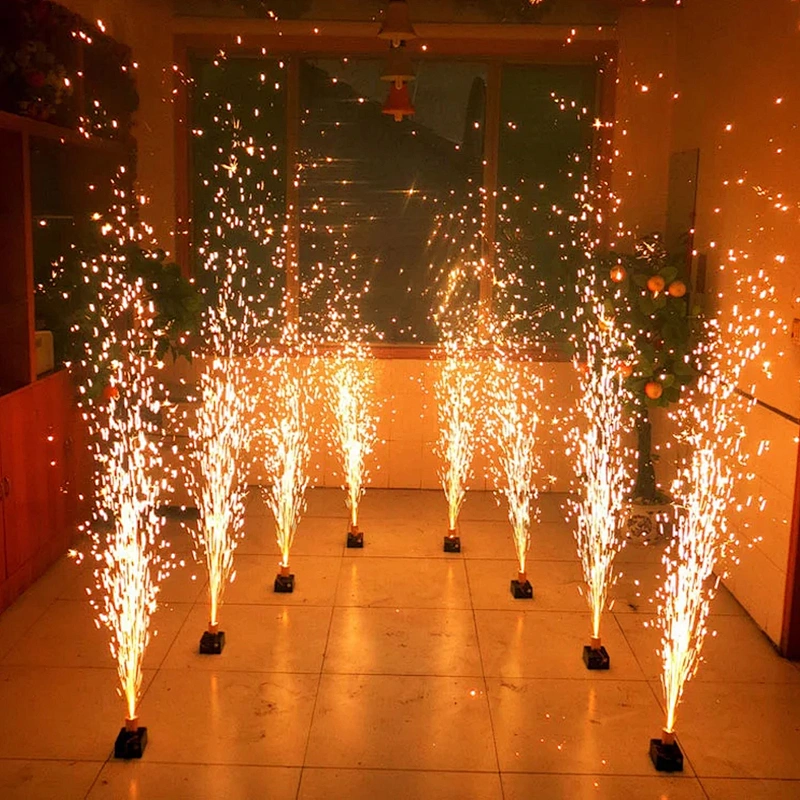 Remote Cold Spark Pyro Fountain Fireworks Machine , Remote launches for ...