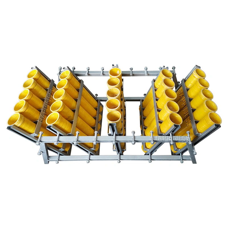 Launcher Fireworks Display Equipment , Adjustable mortar rack , Fiber ...