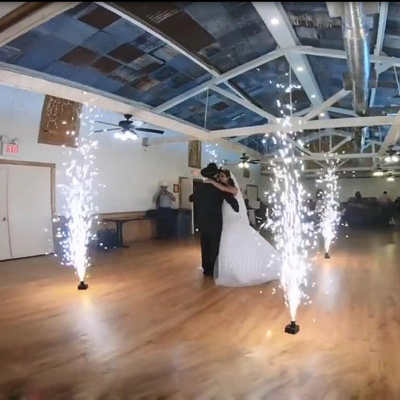 Remote Cold Spark Pyro Fountain Fireworks Machine , Remote launches for ...