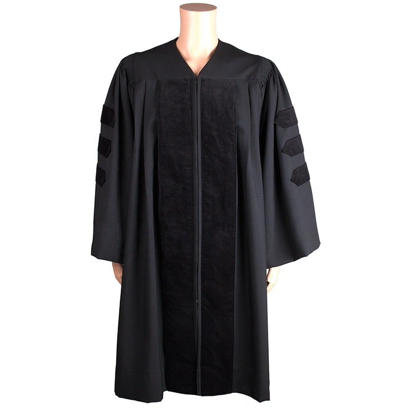 high quality deluxe black and red church pulpits clergy/Pastor robes ...