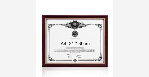 In Stock Wood Diploma Picture Frames A4 Certificate Qualifications ...