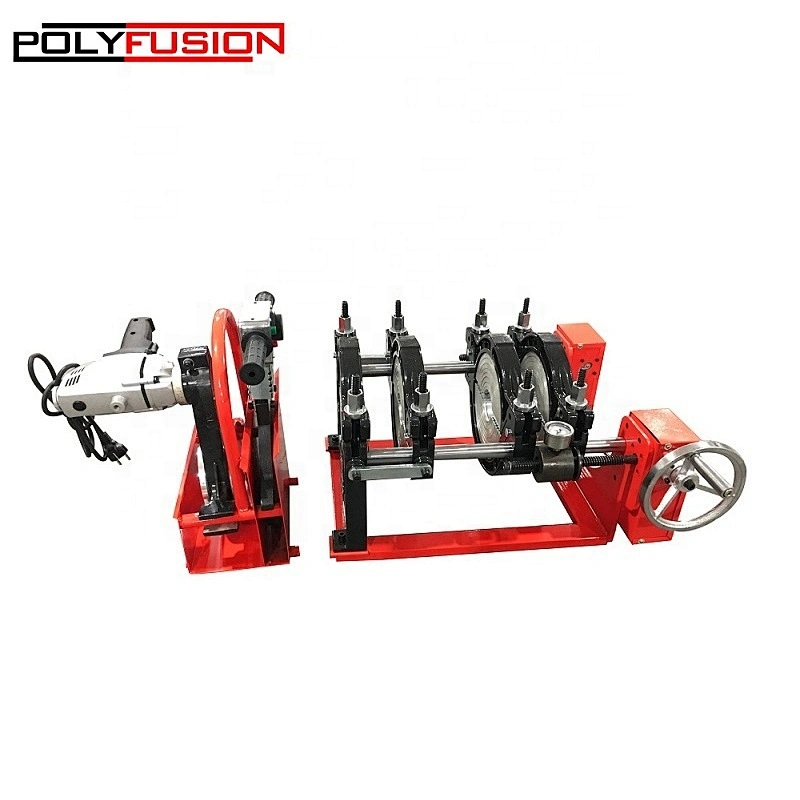 40mm-160mm PF160 200 250MZ4 PE HDPE pipe butt fusion welding machine ...