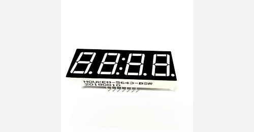 common cathode Houkem-5643-asr 4 digit 0.56 inch fnd 7 segment led time ...