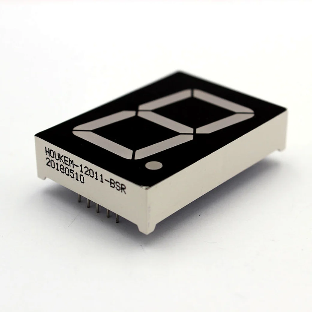 Kem-12011-ASR 1.2 inch one digit 7 segment led display from China Manufacturer - HOUKEM