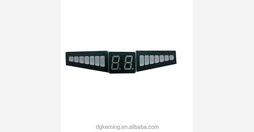 2 digit 7 segment led and 7 segment led bar graph display