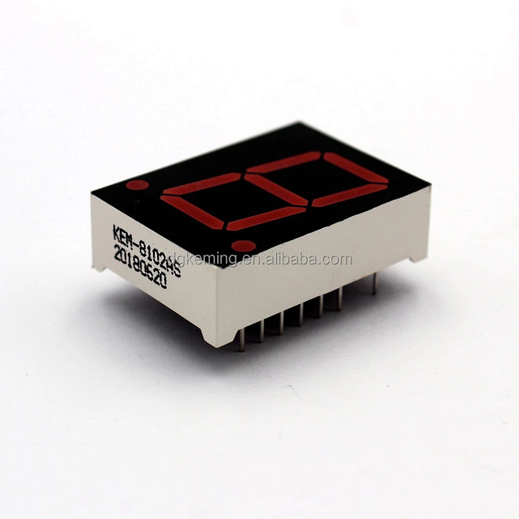 Kem-12011-ASR 1.2 inch one digit 7 segment led display from China Manufacturer - HOUKEM