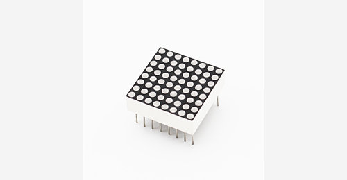 Pure white color mini dot matrix display led matrix 8x8 dot 1.9mm