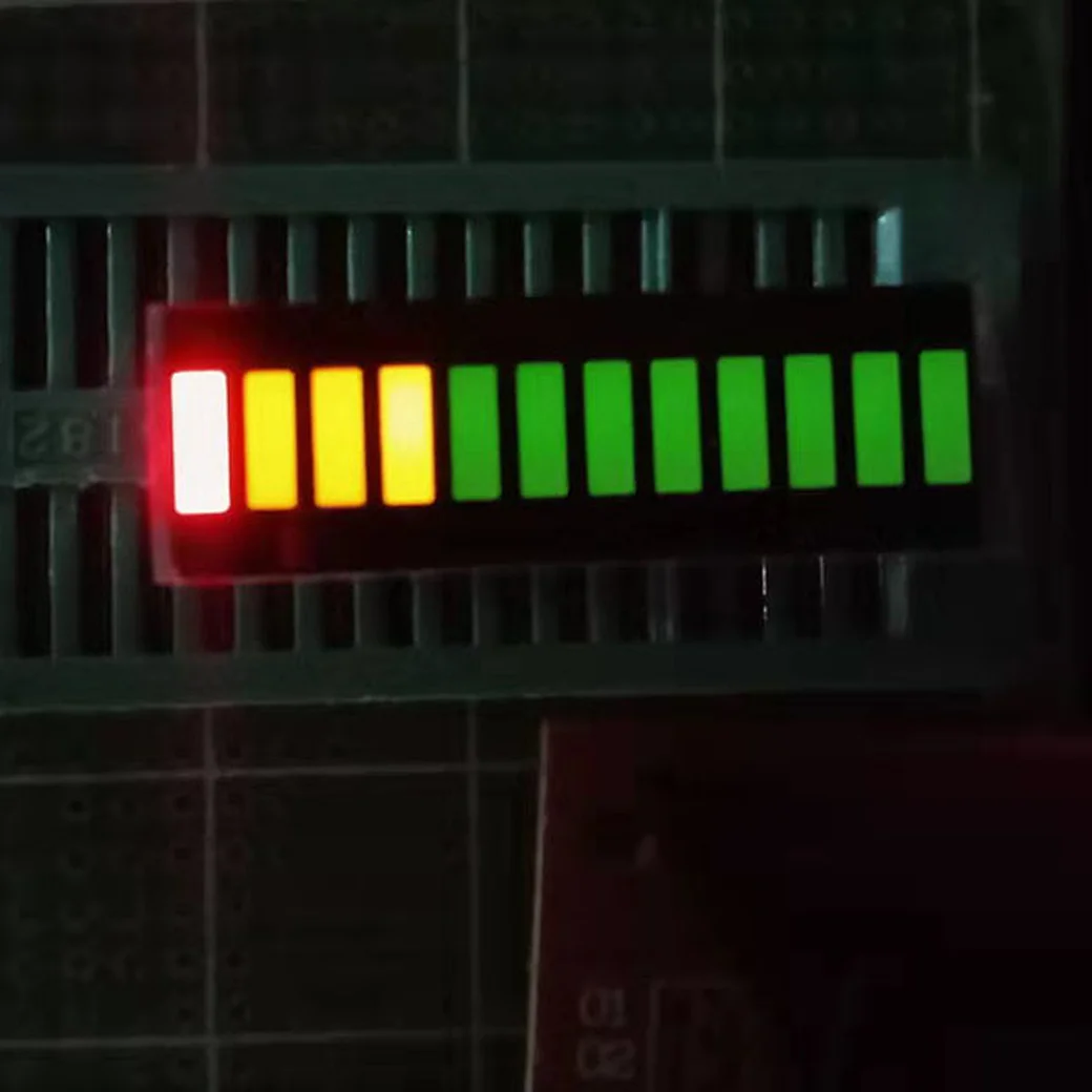 Rohs CE ISO 9001 Factory 12 segment led bar graph display multicolor