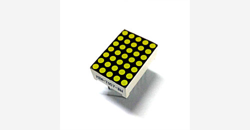 white 5x7 led dot matrix display common anode mini 1.9mm led matrix 12 ...