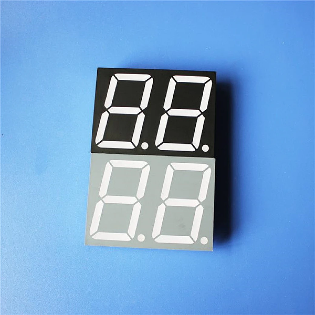 white FND 1.5 inch dual digits 2 digit 7 segment display led 1.5 white FND 1.5 inch dual digits 2 digit 7 segment display led 1.5