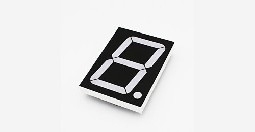 Big 7 Segment Display 4 Inch 1 Digit Rgb 7 Segment Led Display Large