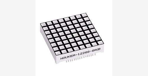 Houkem 12288 square pixel 8x8 led matrix white