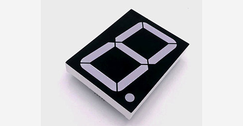 4 inch 100mm 1 digit rgb 7 segment led display RGB FND seven segment display 4"-Houke