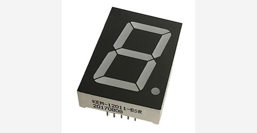 amber 30mm 7-segment 1.2 inch seven segment led display