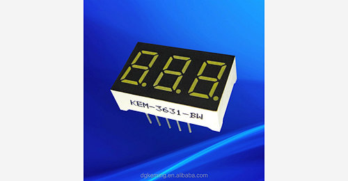 Mini 0.36 inch 3 digit led display white 7 segment led digital display
