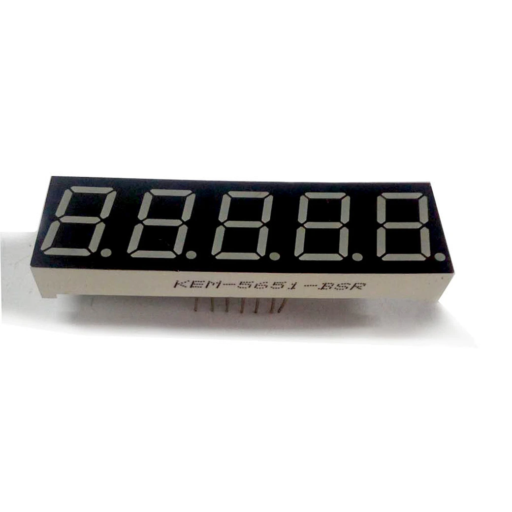 China led 7 segment fnd 7 segment led display 5 digit factory price