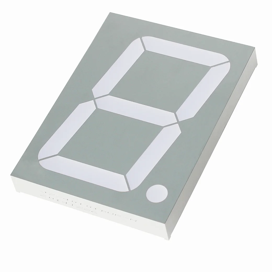 Big 7 Segment Display 4 Inch 1 Digit Rgb 7 Segment Led Display Large Size