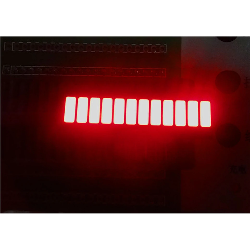 red green yellow 3 colors 12 segment led bar graph from China ...