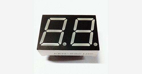 Good quality 0.8inch 2 digit red color 7 segment led display indicator ...