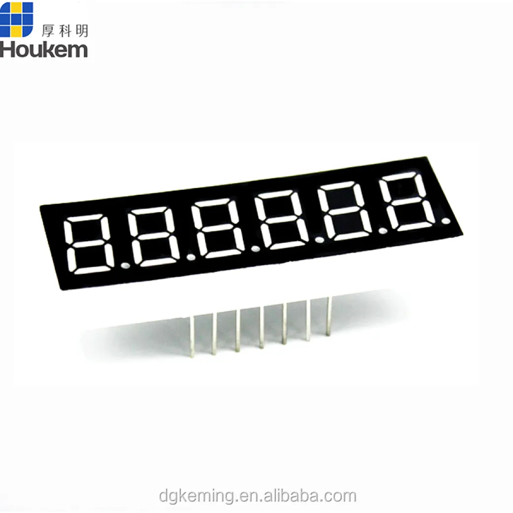 Common Anode Fnd 0 36 Inch 7 Segment Display Ultra Red 6 Digit 7 Segment Fnd From China