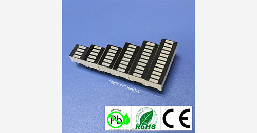 Super red bar graph 8 segment led bar array display