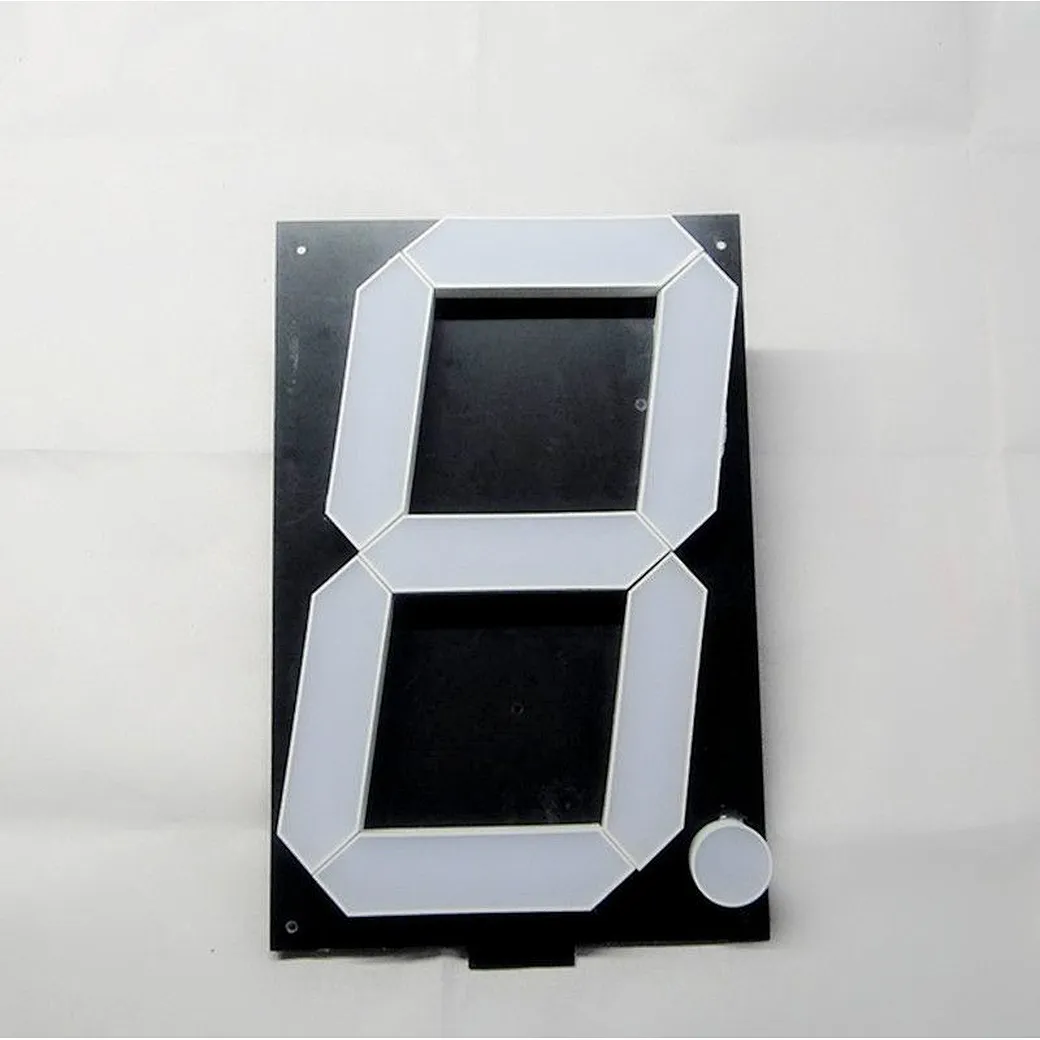 High bright 12 inch 7 segment white led display from China Manufacturer ...