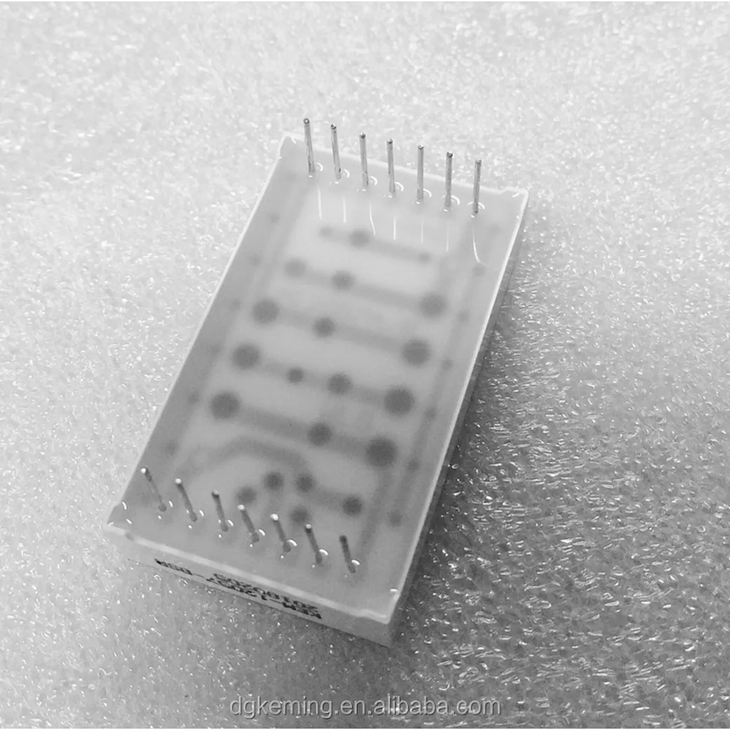 China factory LED dot matrix display 7x5 lattice Red 5x7 dot matrix led ...