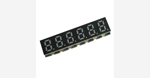 common anode white 6 digit smd seven segment led