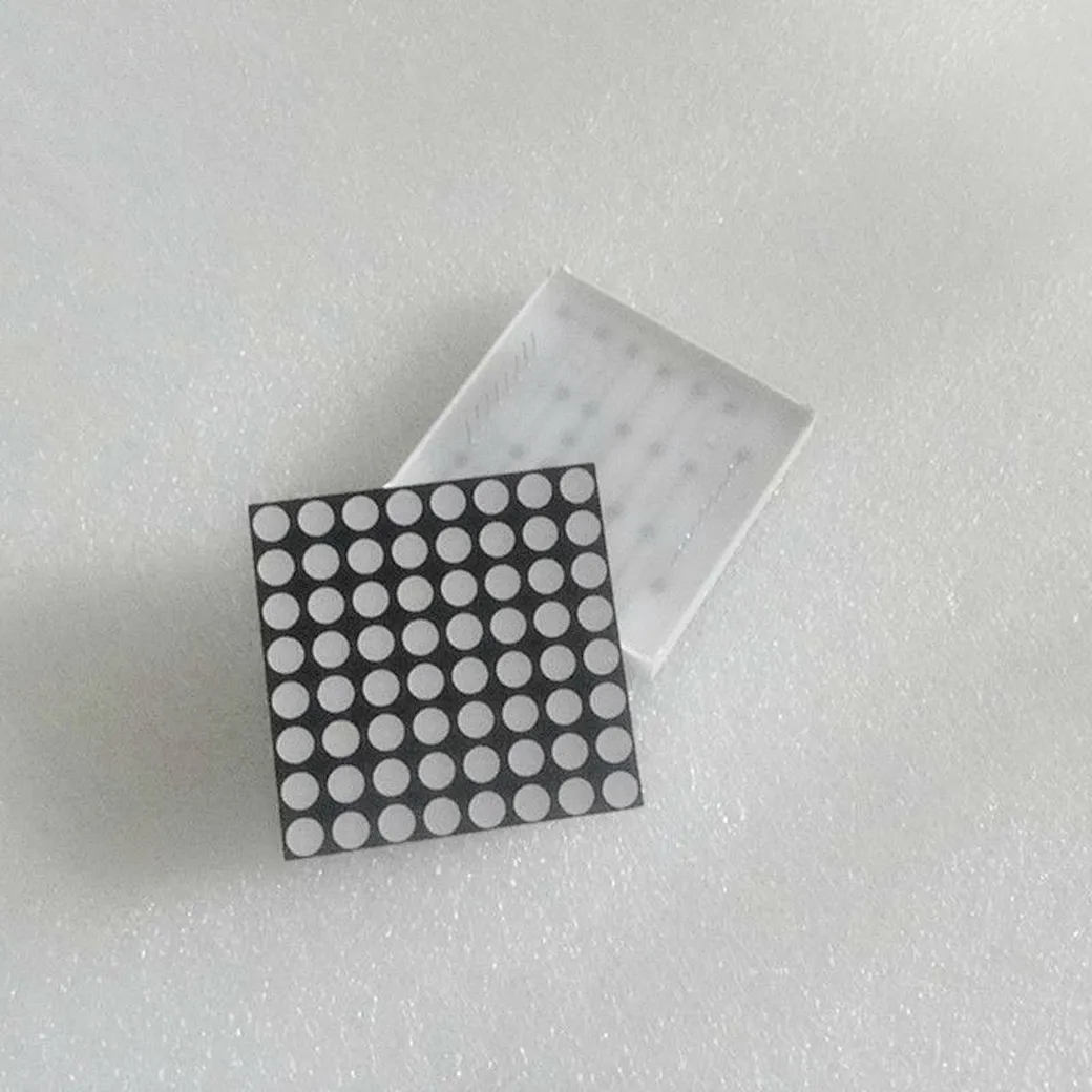 Big led matrix white color 2.3 inch 8x8 red led dot matrix display ...