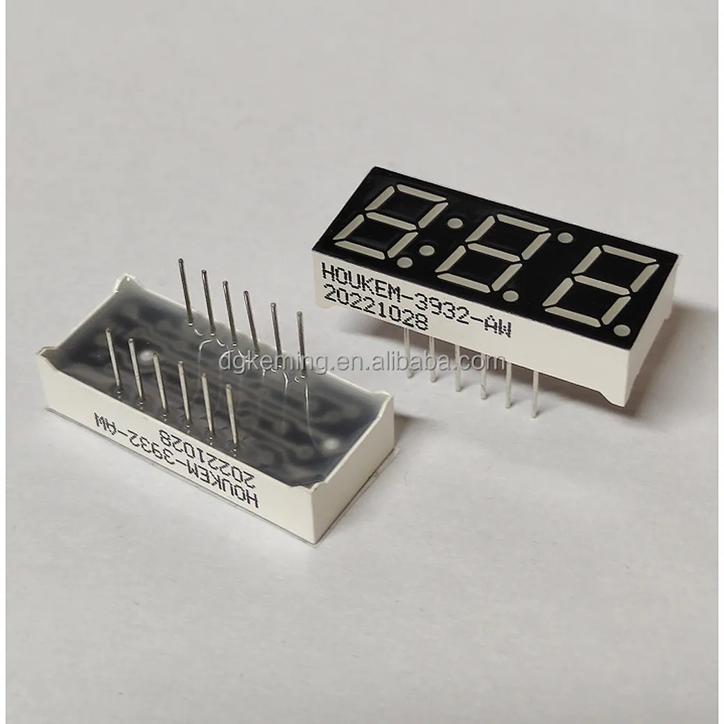 Three Digit kem-3931-bsr 0.39 Inch 7 Segment led Display 3 Digit 7 ...