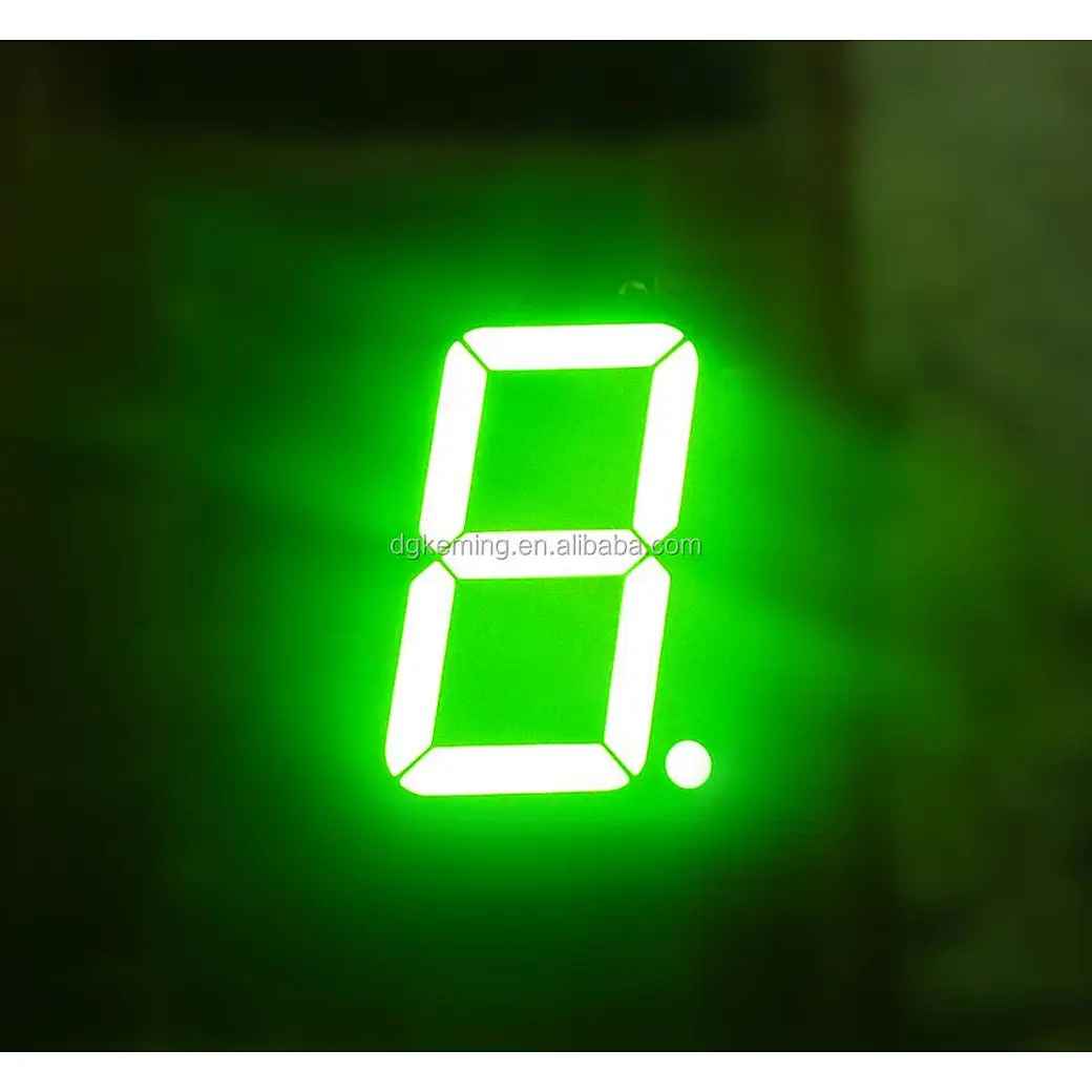 1.8 inch seven segment led 1 digit 1.8" led 7 segment display rgb