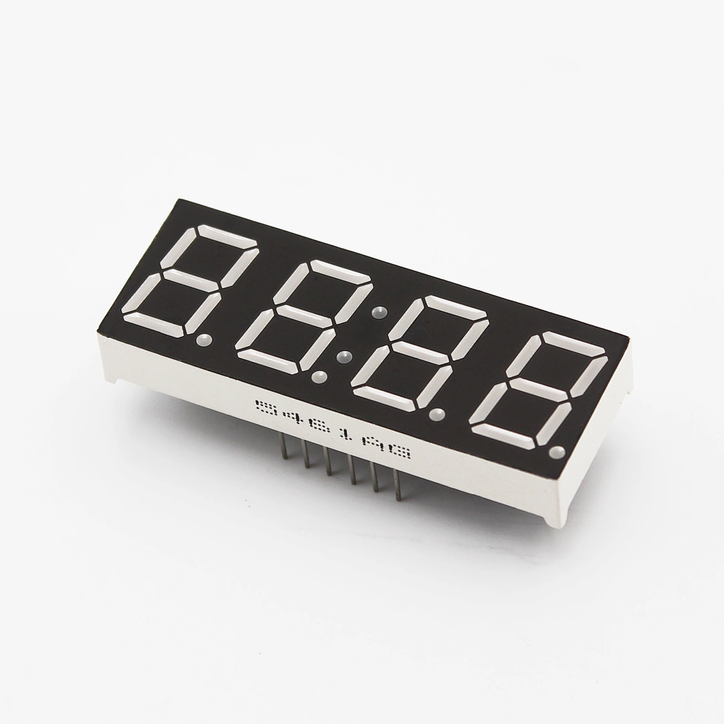 Super red anode 4 digit 7 segment led display fnd led 7 segment displays 5461bs from China ...