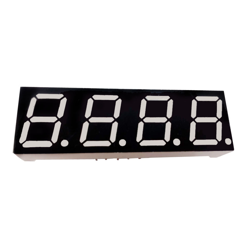 Super Red 0.8inch 4 Digit 7 Segment LED Display 12pins