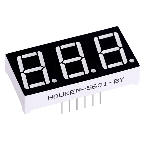 Super Red 0.56 Inch 3 Digit Led 7 Segment Display