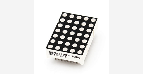 led dot matrix 5x7 super red led matrix 7x5 common anode