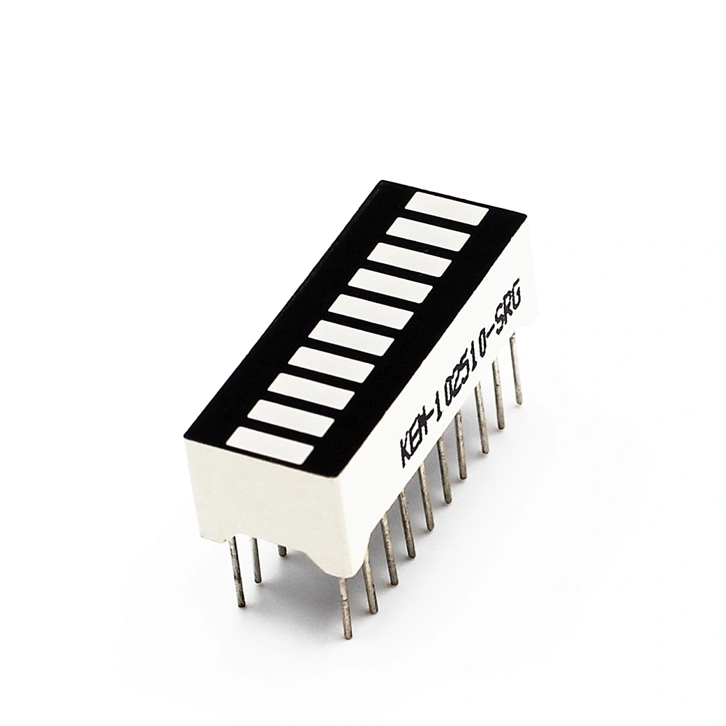 LED array 10 segment 3 color "Bargraph" led Display 102510ryg Muti-section type led bar graph ...