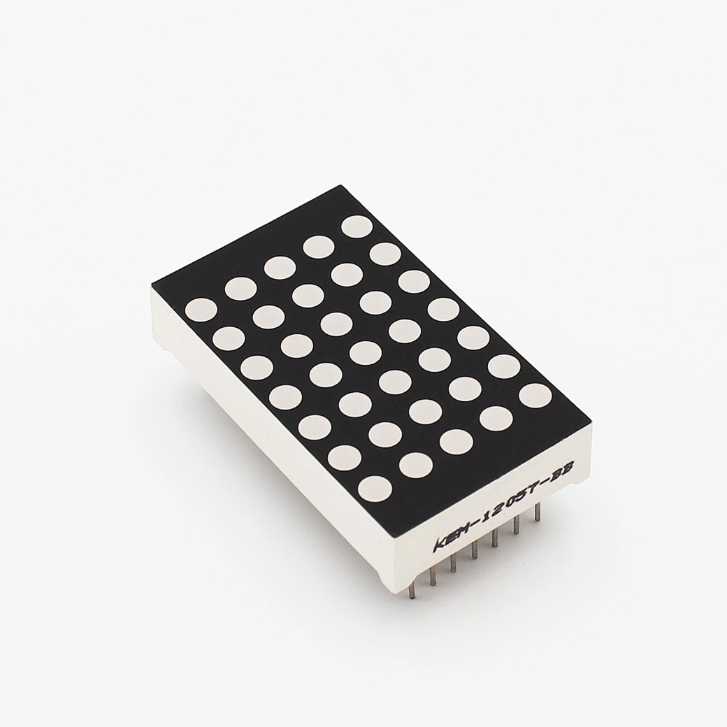 China factory LED dot matrix display 7x5 lattice Red 5x7 dot matrix led ...