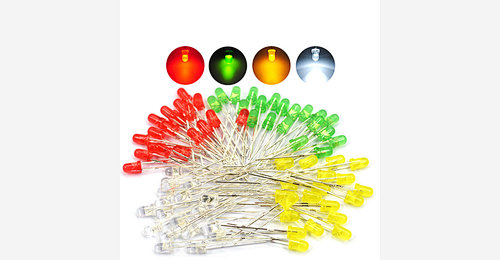 Red led light emitting diode 2 pin led diode 5mm