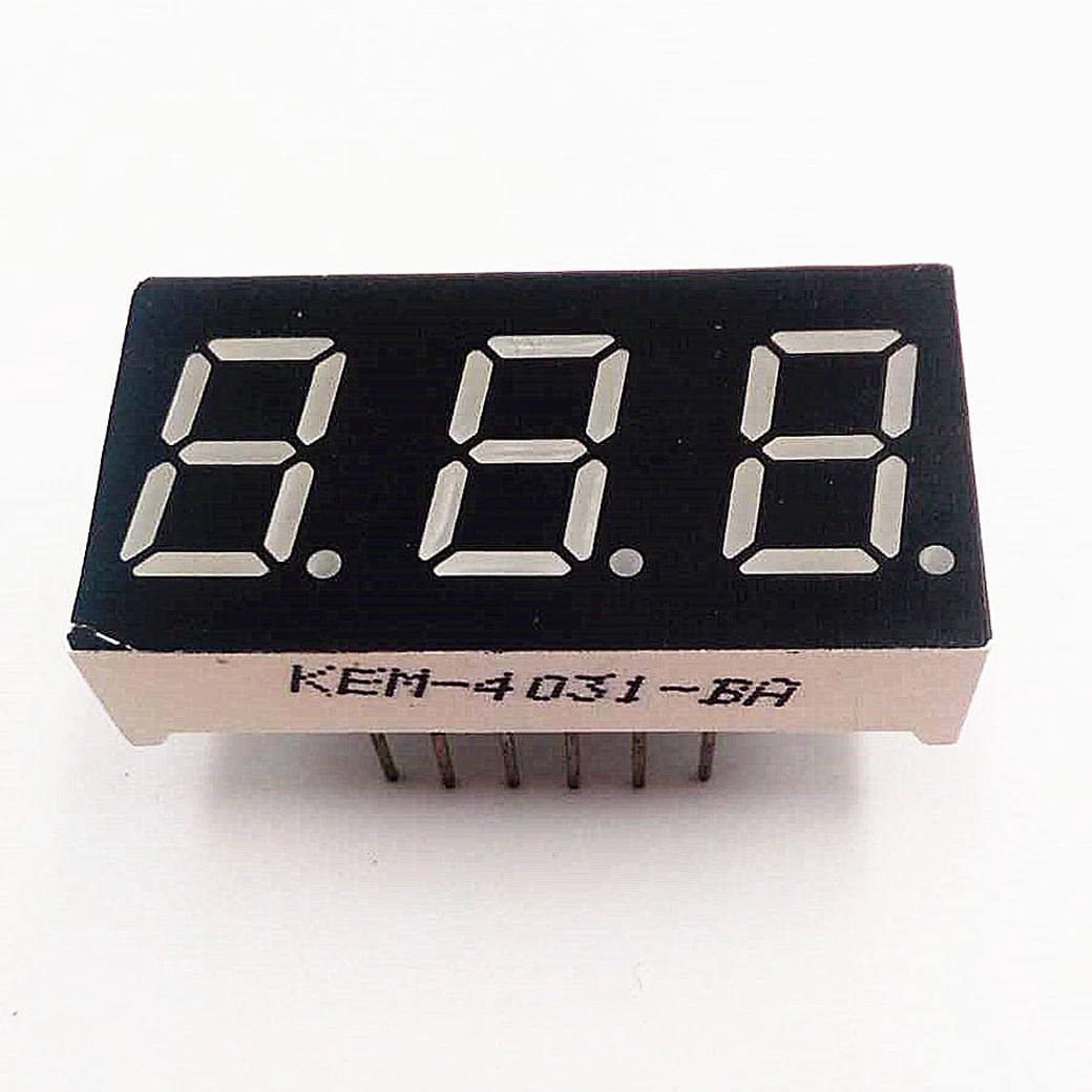 Factory price three digit fnd 0.4 Inch 3 Digit led 7 Segment fnd display