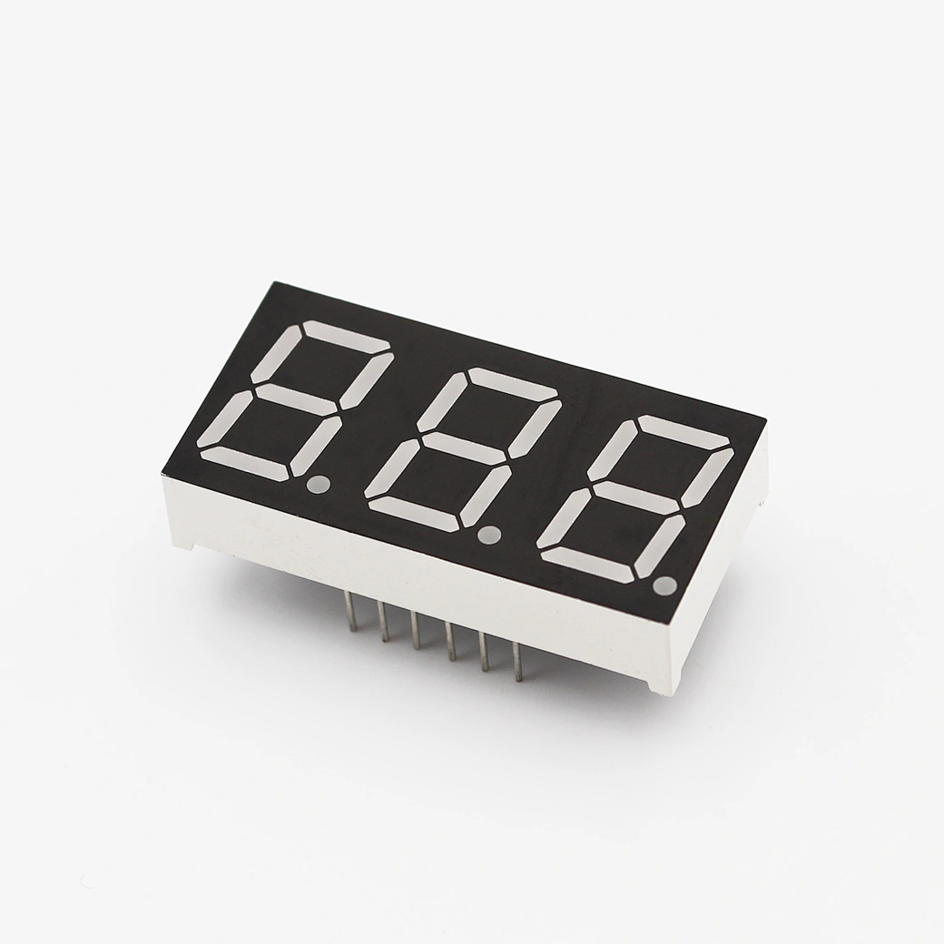 Common anode 0.56 inch fyt-5631-bue 7 segment led display 3-digit