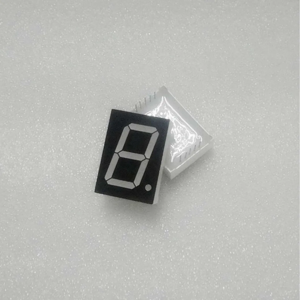 Led Digital Display 7 Segment Fnd Kem 10016 Bw White 1 Digit 7 Segment Led Display From China