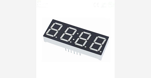 white 0.39 inch 4 digit 7-segment led numeric display