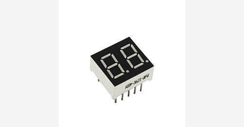 Double digit 7 segment display 7 segment digital display blue 0.36'' 2 ...