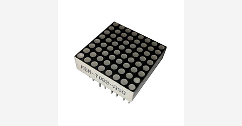 1.9mm mini led matrix 8x8 orange led dot matrix display