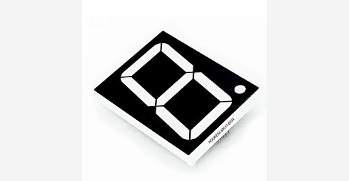 Bi-colors large 7 segment display 4 inch red and green 100mm 7 led ...