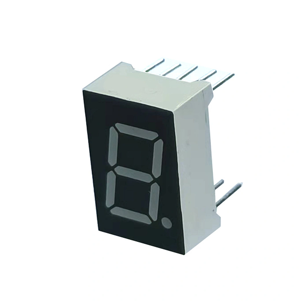 Houkem-5011-BSR red 1 digit 0.5 inch 7 segment led digital numeric ...