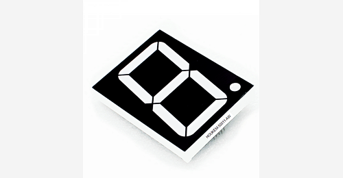 Big fnd 7 segment display 5 inch amber 1 digit seven segment display 5 ...