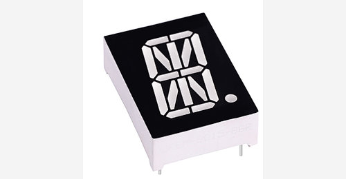 Super red 0.8 inch one digit alphanumeric led display