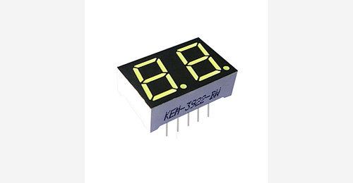 white 0.39 inch 2 digit 7-segment led numeric display - Houkem